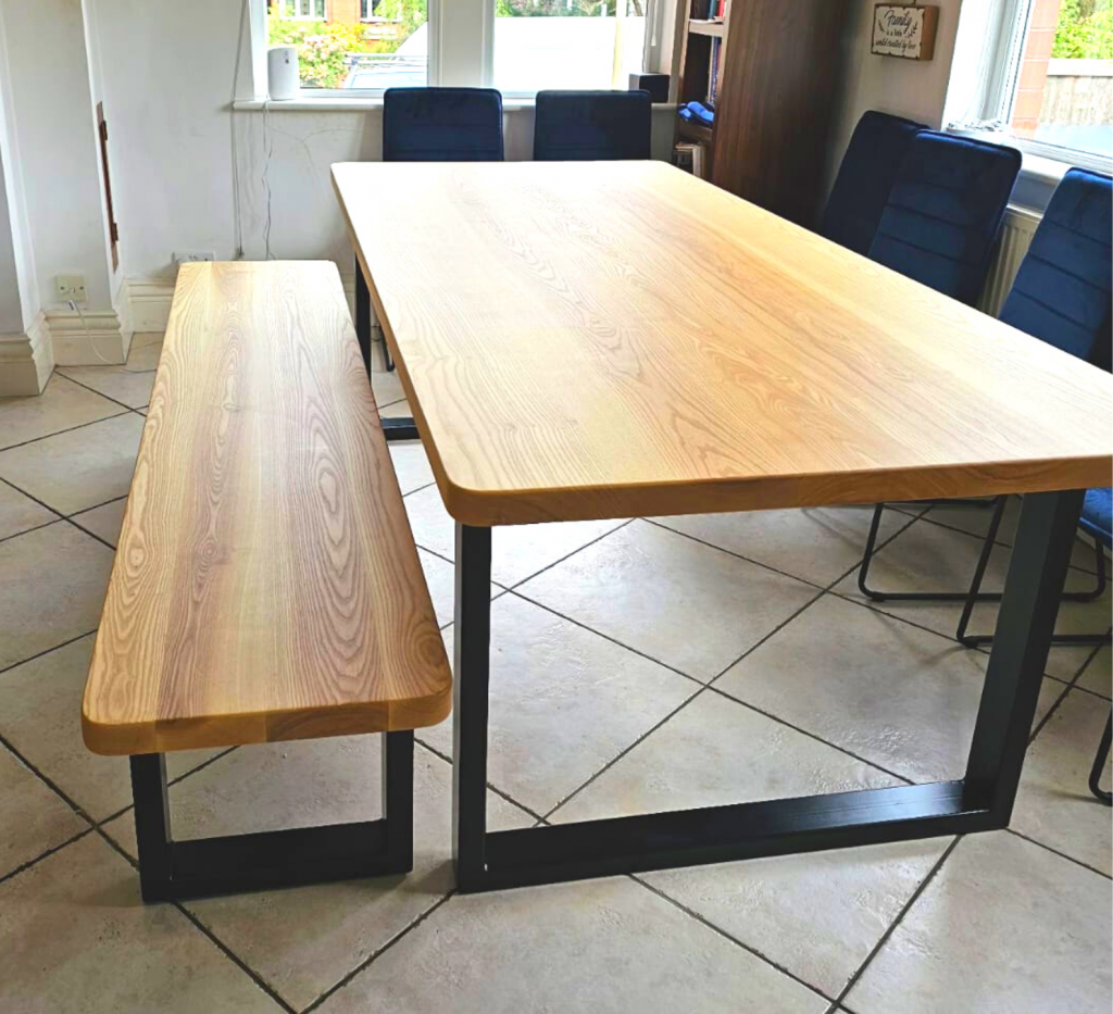 Bespoke Dining Table + Bench Set – A&L Furnishings Ltd